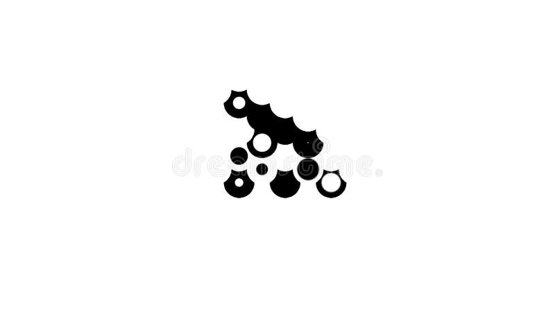 Animation of Small Dots Forming a Dots and Waves Logo Stock Video ...