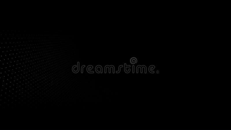 Animation of Small White Dots on a Black Background HD Stock Footage ...