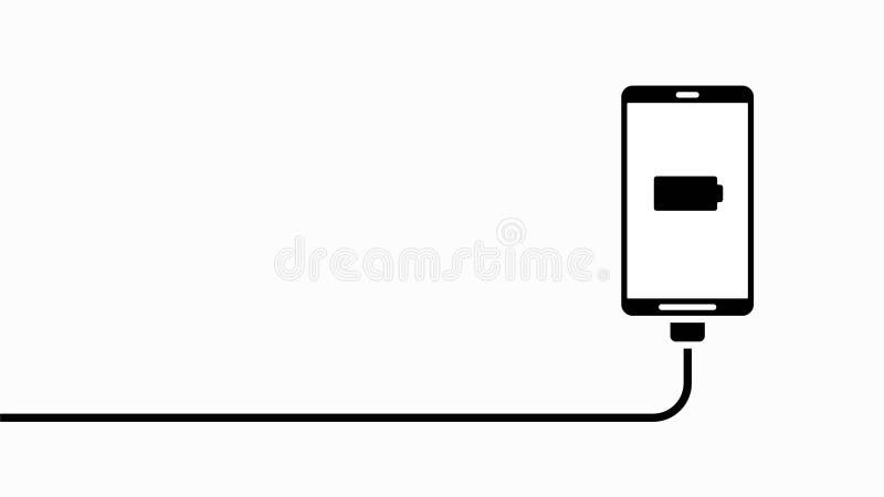 Charging Smart Phone Animation Stock Footage - Video of animation ...