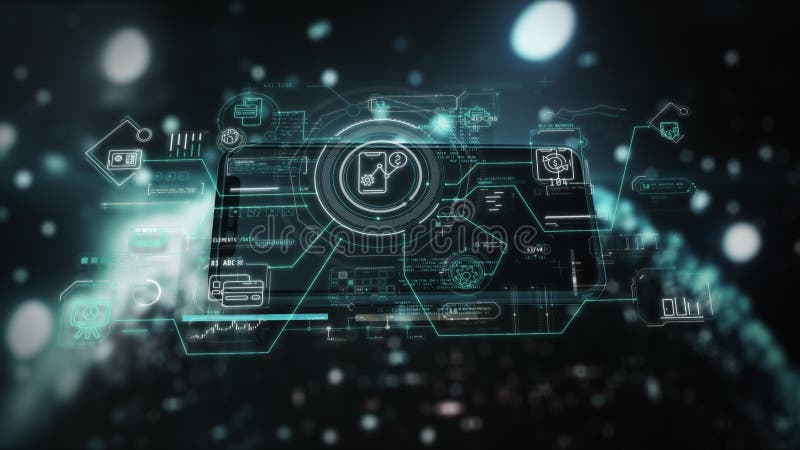 Animation about a Smartphone As a Control Center. Stock Footage - Video ...