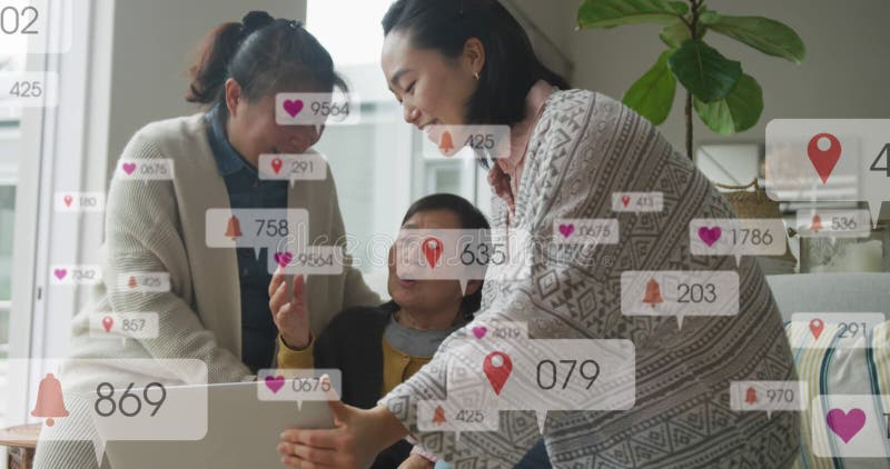 Animation of Social Media Data Processing Over Asian Family Using ...