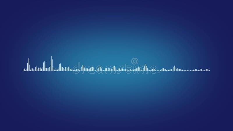 Sound Equalizer Template for Music Preview. Animation Looping ...