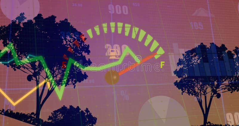 Animation of Speedometer and Statistical Data Processing Over ...