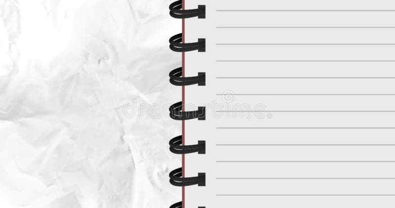 Animation of Scrunched White Paper Texture Moving in Frame on Blue ...