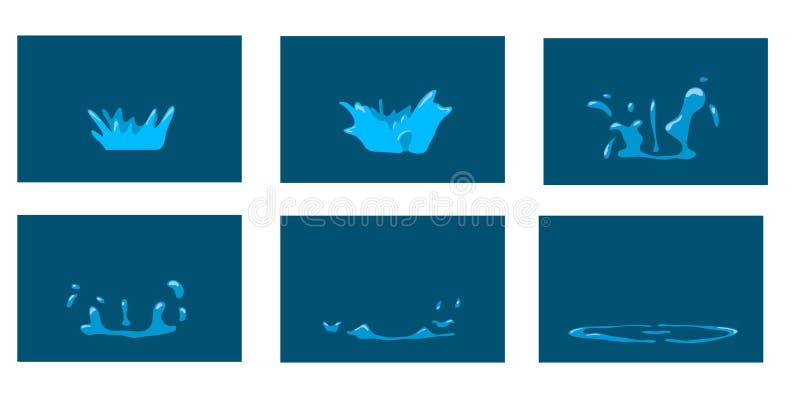 Animation splash stock vector. Illustration of blast - 61266178