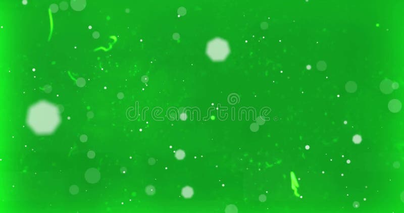 Animation of Spots and Interference on Green Background Stock Video ...