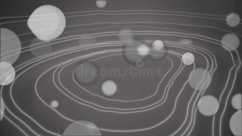 Animation of Spots of Light and Lines on Grey Background Stock Footage ...
