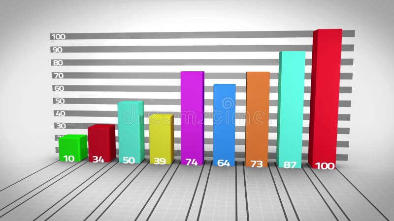 Animation of Statistical Data Processing Against Grey Background Stock ... Animation of Statistical Data Processing Against Grey Background Stock ...