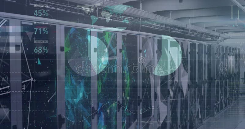 Animation Of Statistical Data Processing Against Plexus Networks Over