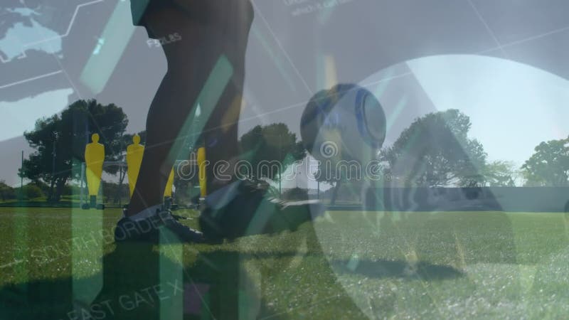 Animation of Statistical Data Processing Over Low Section of Male ...