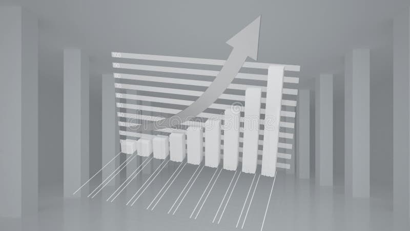 Animation of Statistics on Grey Background Stock Footage - Video of ...