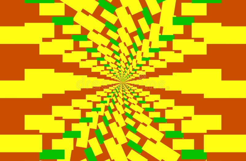 Animation of Statue Over Moving Coloured Hexagonal Surface with Dark ...