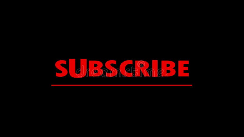 Animation of a Subscribe Button. Stock Footage - Video of channel ...