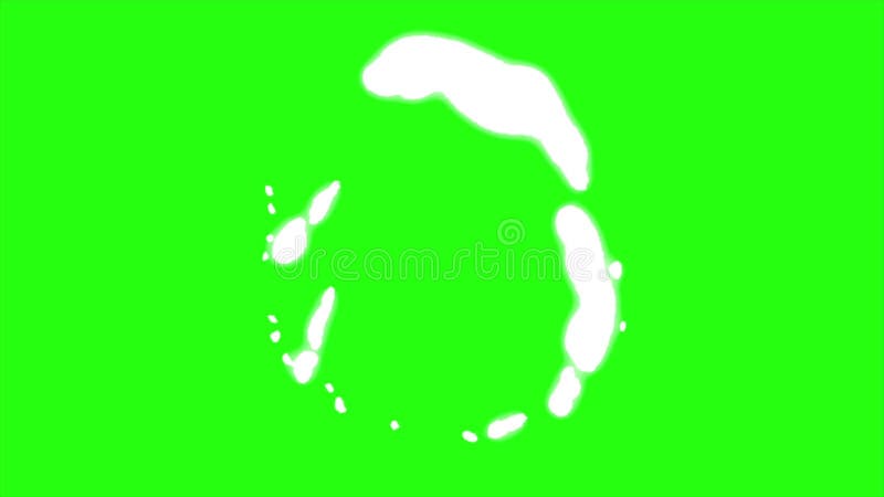 Animation Swoosh Action Effect on Green Screen Background Stock Footage ...