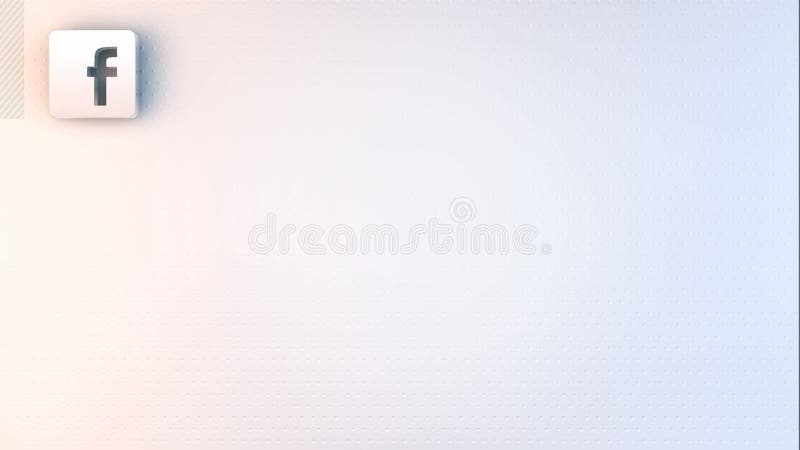 Animation Symbol of Facebook Stock Footage - Video of graphic, loop ...