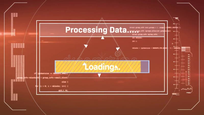Animation of Text and Data Processing Over Screen Stock Video - Video of technology, global ...