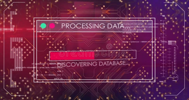 Animation Of Text And Data Processing Over Screen And Circuit Board Stock Footage Video Of