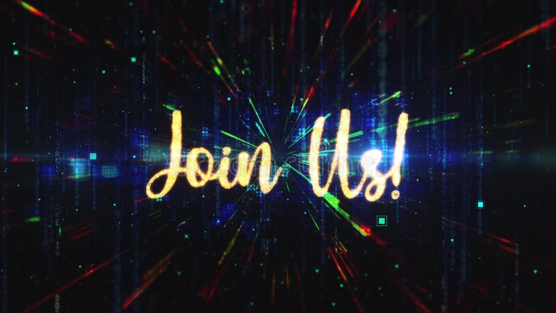 Animation Text of Stay Tuned Glitch Blue Neon Text Stock Footage ...