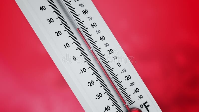 Increasing Temperature with Steam and Scale Going Up. Stock Video ...