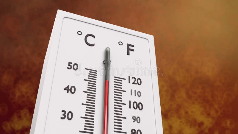 Increasing Temperature with Steam and Scale Going Up. Stock Video ...