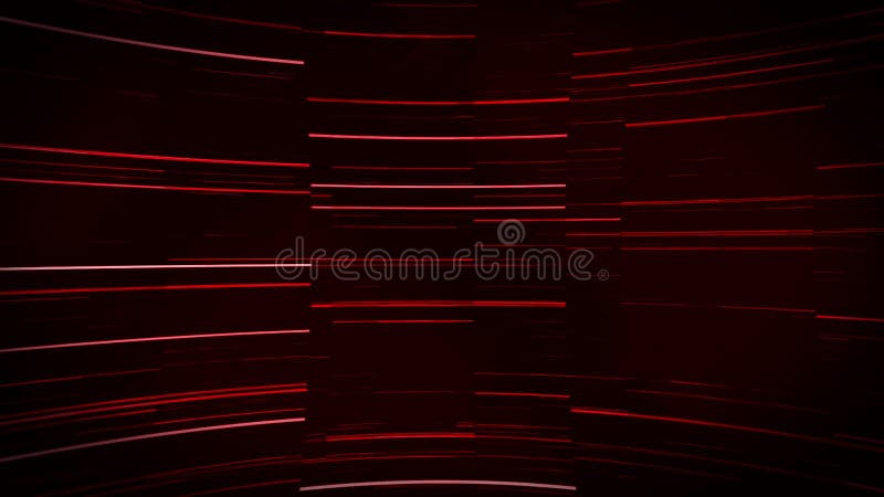 Animation of Thin Pulsating Glowing Red Lines Slowly Scrolling Over ...