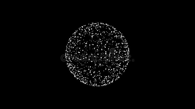 Animation Transition Reveal with 3D Globe Abstract Explosion Effect ...