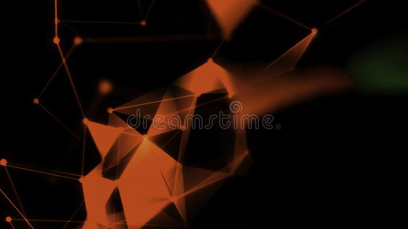 Animation of Triangular Structure with Lines. Motion Stock Illustration ...