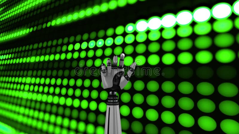 Robot Turning Human into Cyborg Stock Footage - Video of reach, hand ...