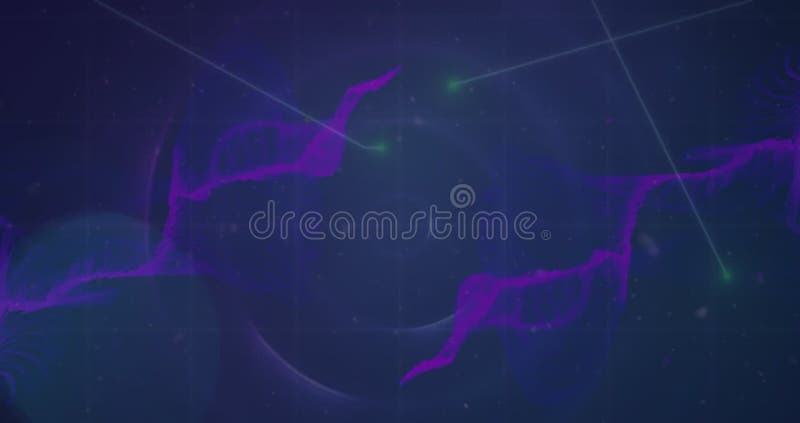 Animation of Wave Patterns Over Dots Moving and Forming Lines Against ...