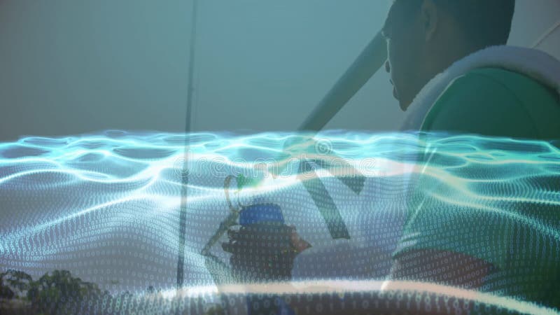 Animation of Waves with Binary Coding Over Diverse Football Players on ...