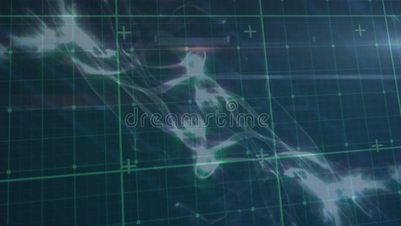 Animation of Waves on Digital Screen Stock Video - Video of digitally ...