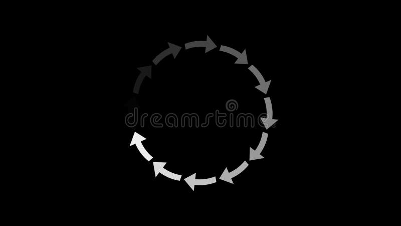 Loading Arrow Animation stock footage. Video of interface - 283619924