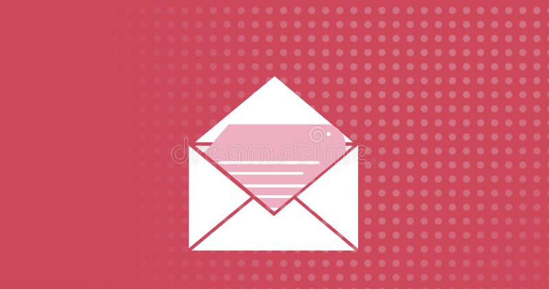 Email Icon Animation. Email Envelope Loop Animation with Alpha Channel ...