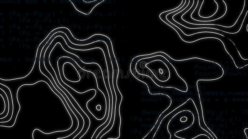 Animation of White Lines Moving on Black Background Stock Video - Video ...