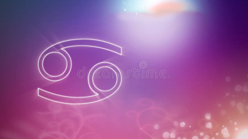 Cancer Zodiac Color Icon Animation Stock Footage Video Of Symbols