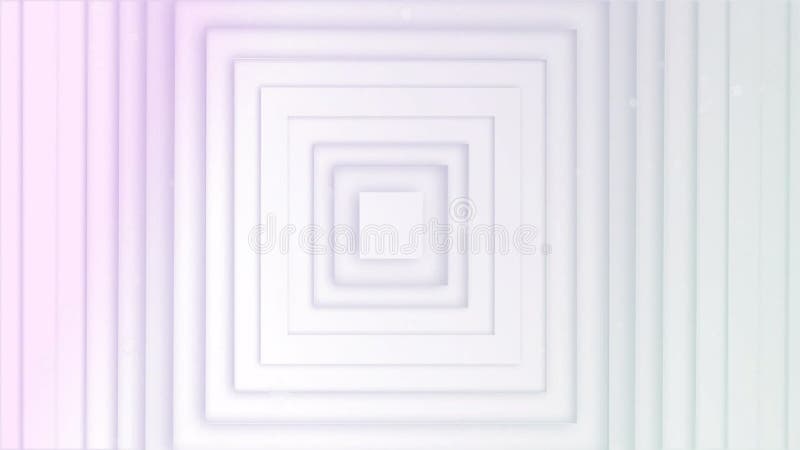 Animation of White Shapes Moving on White Background Stock Footage ...