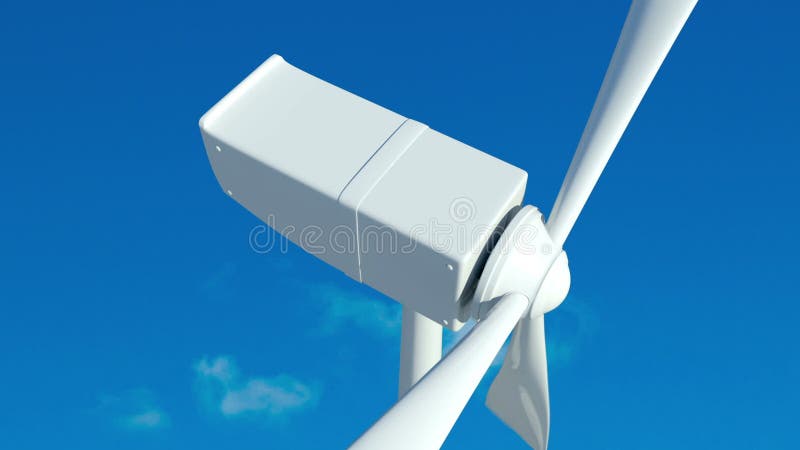 Animation of wind turbine stock video. Video of environmental - 66675949