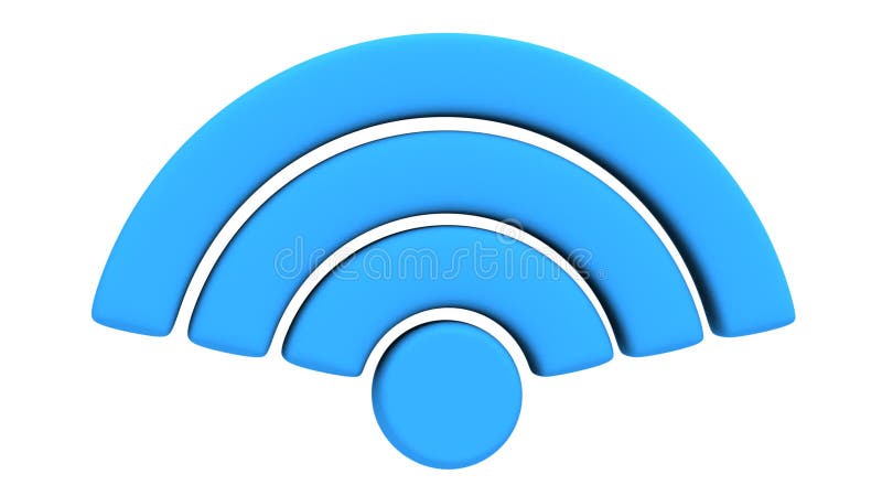 Animation of Wireless Network Logo or Wi-Fi Symbol Stock Footage ...