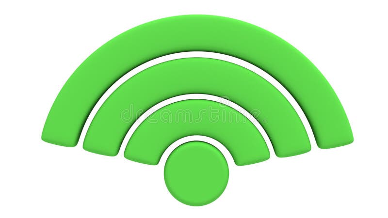 Animation of Wireless Network Logo or Wi-Fi Symbol Stock Footage ...
