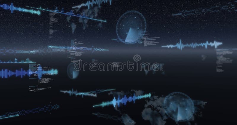 Animation of World Maps, Statistics Recording and Data Processing Over ...