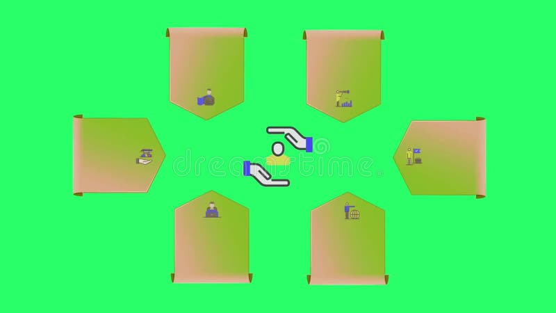 Animation Red Space Bar 4 Step for Infographic Timeline Template on ...