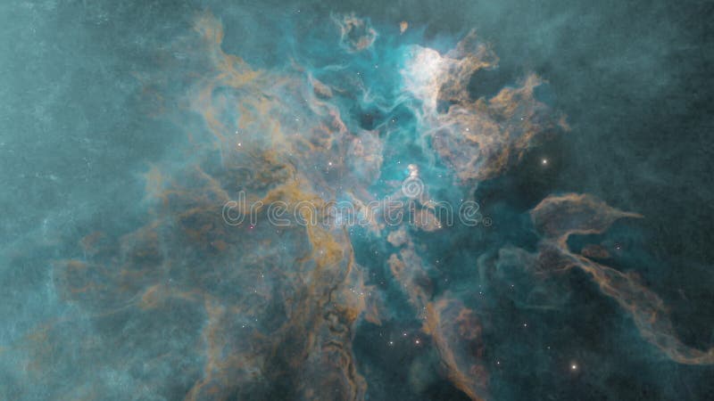 Animation - Zooming into a Nebula Stock Video - Video of glowing ...