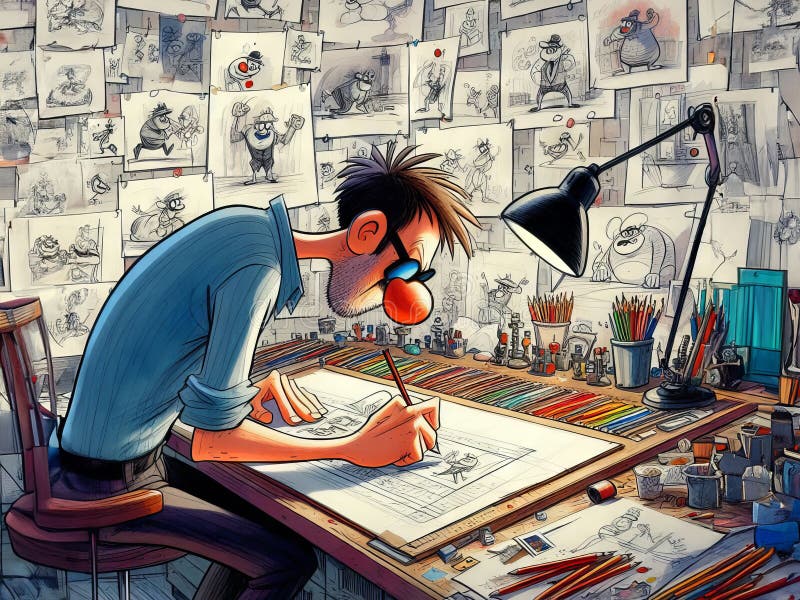 Cartoon Animator Stock Illustrations – 917 Cartoon Animator Stock ...