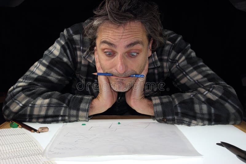 Animator stock photo. Image of working, cartoon, pencil - 36292454
