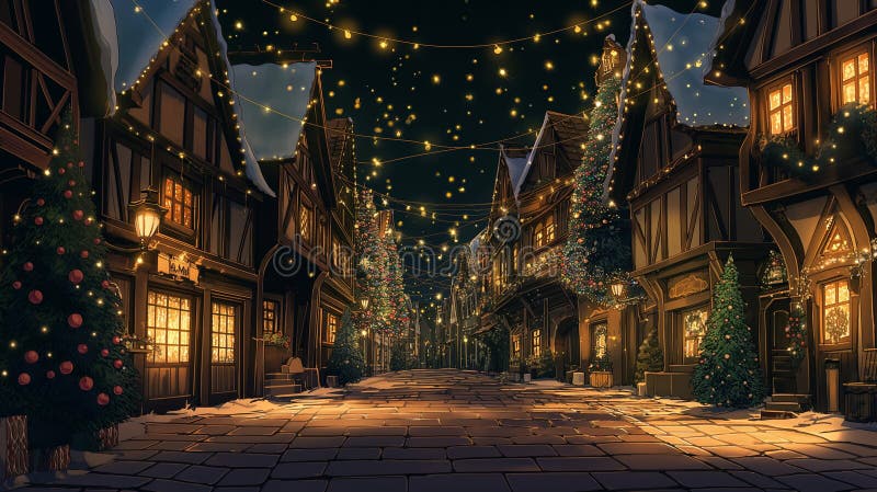 Anime Background of Nice Landscape Stock Image - Image of season, happy ...