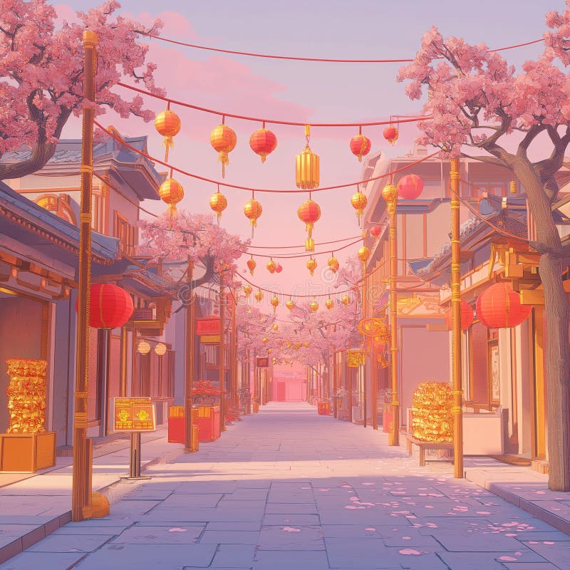 Anime Background for Wallpaper Stock Image - Image of famous, chinese ...