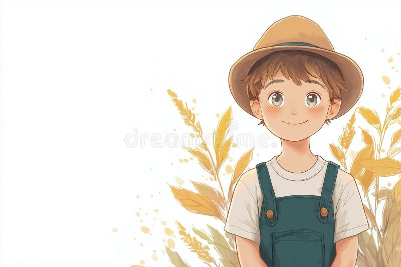 Straw Overalls Stock Illustrations – 577 Straw Overalls Stock ...
