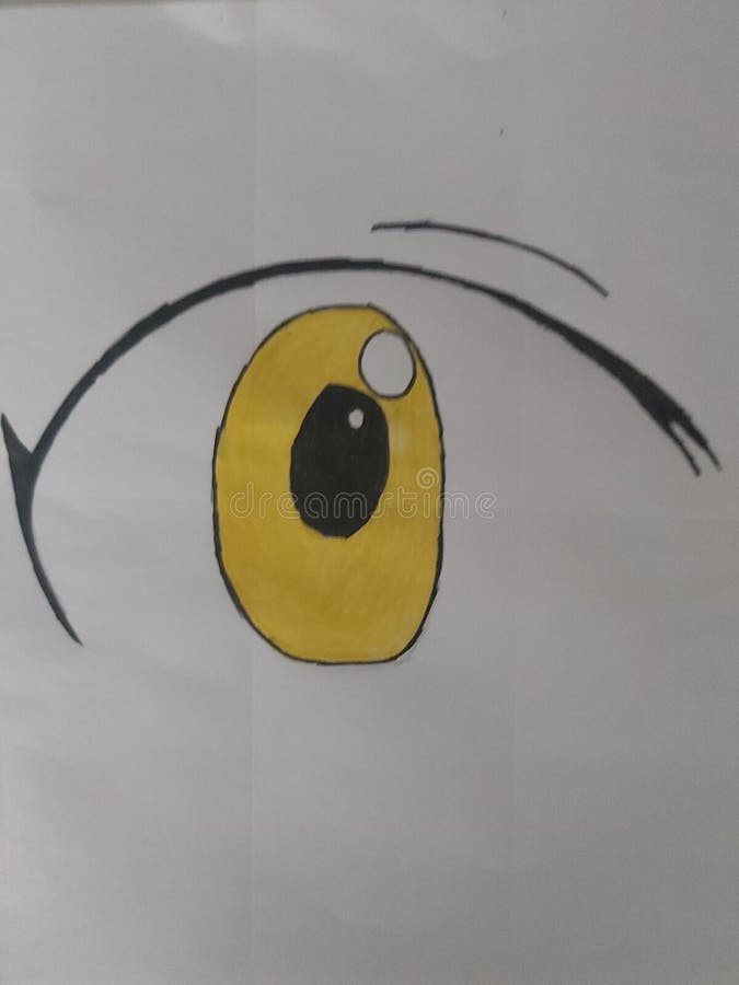 Anime Eye Yellow Stock Illustrations – 608 Anime Eye Yellow Stock ...