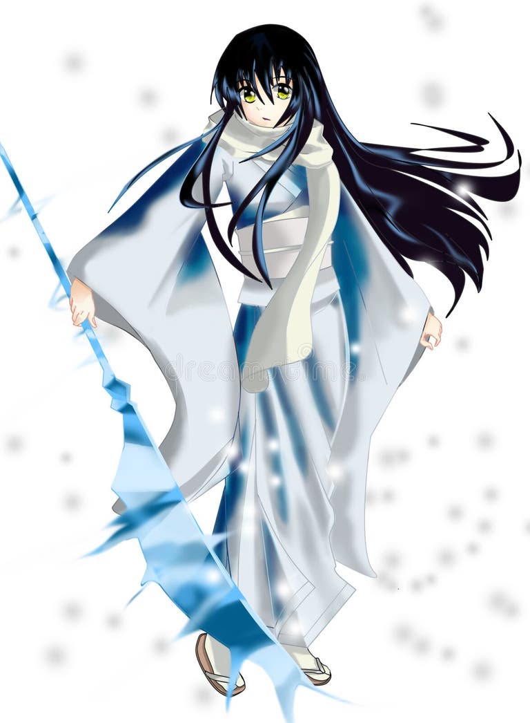 Anime Ice Girl Stock Illustrations – 689 Anime Ice Girl Stock ...