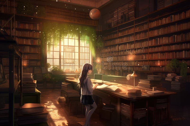 Anime Girl Studying Stock Photos - Free & Royalty-Free Stock Photos ...